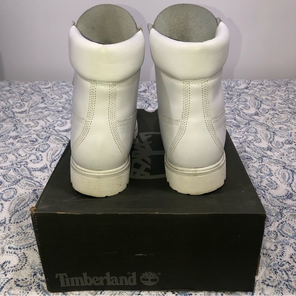 Timberland | Shoes | 6 Inch Premium Boot Ghost White Custom Boots Size ...